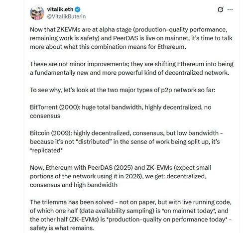 Ethereum Ready To Solve Blockchain Trilemma: Vitalik Buterin | ZeroHedge